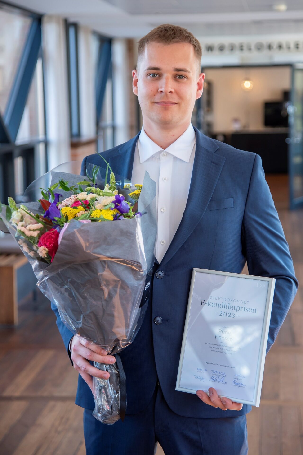 Rune Mark Hansen is Awarded for His Work at Fluidan - Fluidan